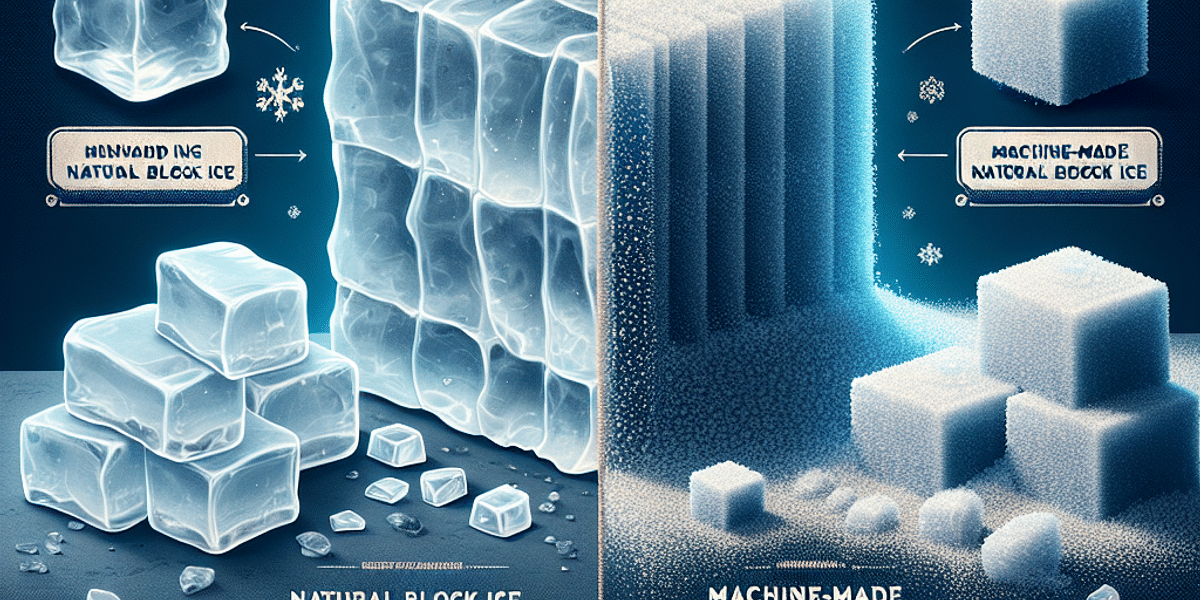 Ice Blocks Unveiled: The Key Differences Between Machine-made and ...