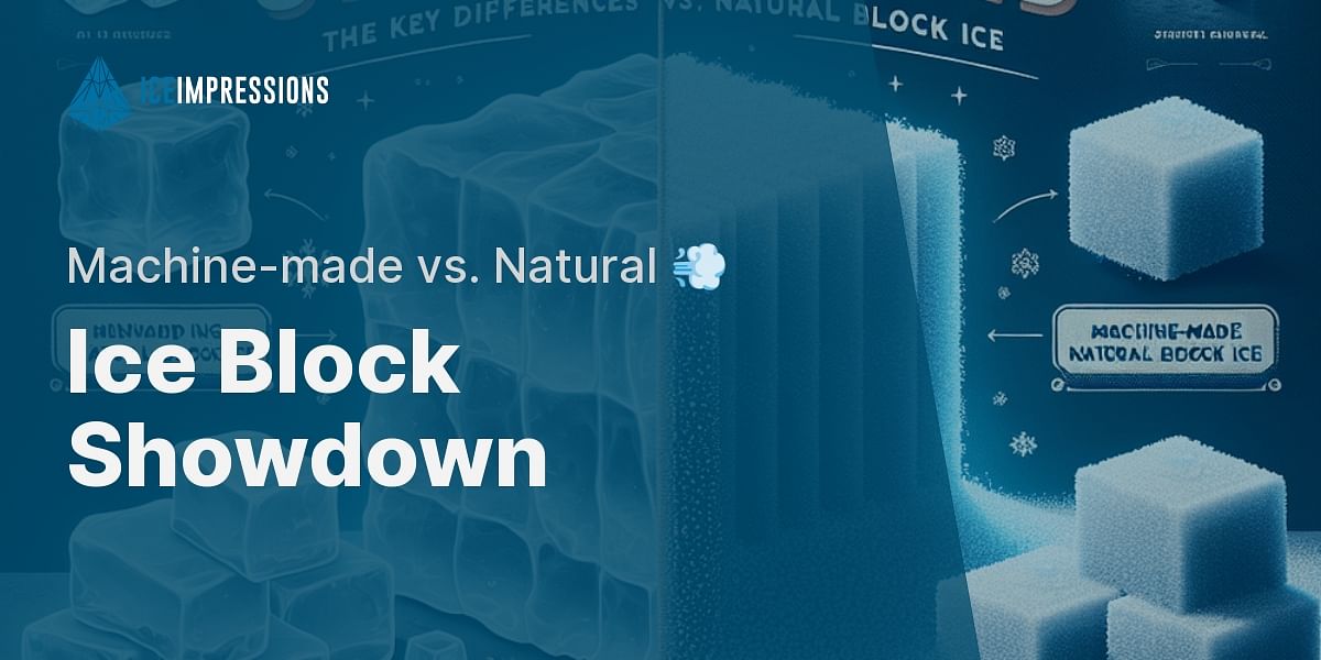 Ice Blocks Unveiled: The Key Differences Between Machine-made and ...